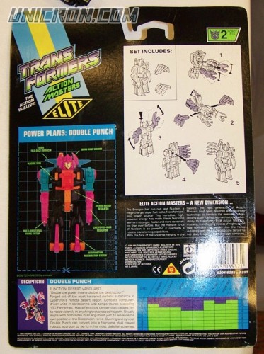 Transformers Generation 1 Double Punch (Action Master Elite) - Unicron.com